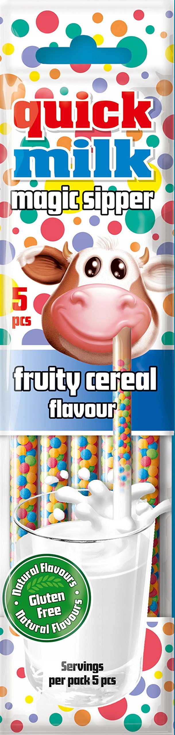 Quick Milk Brčka na mléko s příchutí ovoce a obilovin za 16 Kč - Allegro