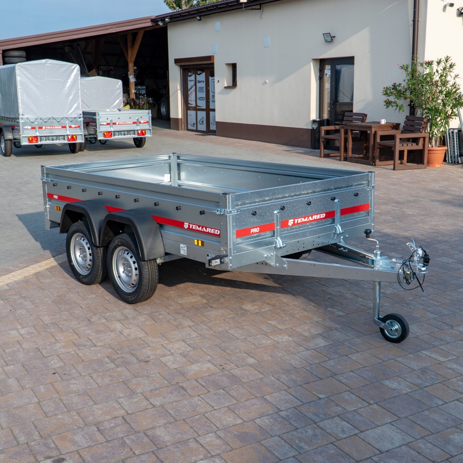 Przyczepka Samochodowa TEMARED PRO 2615/2 Przyczepa Tandem 2 osie ...