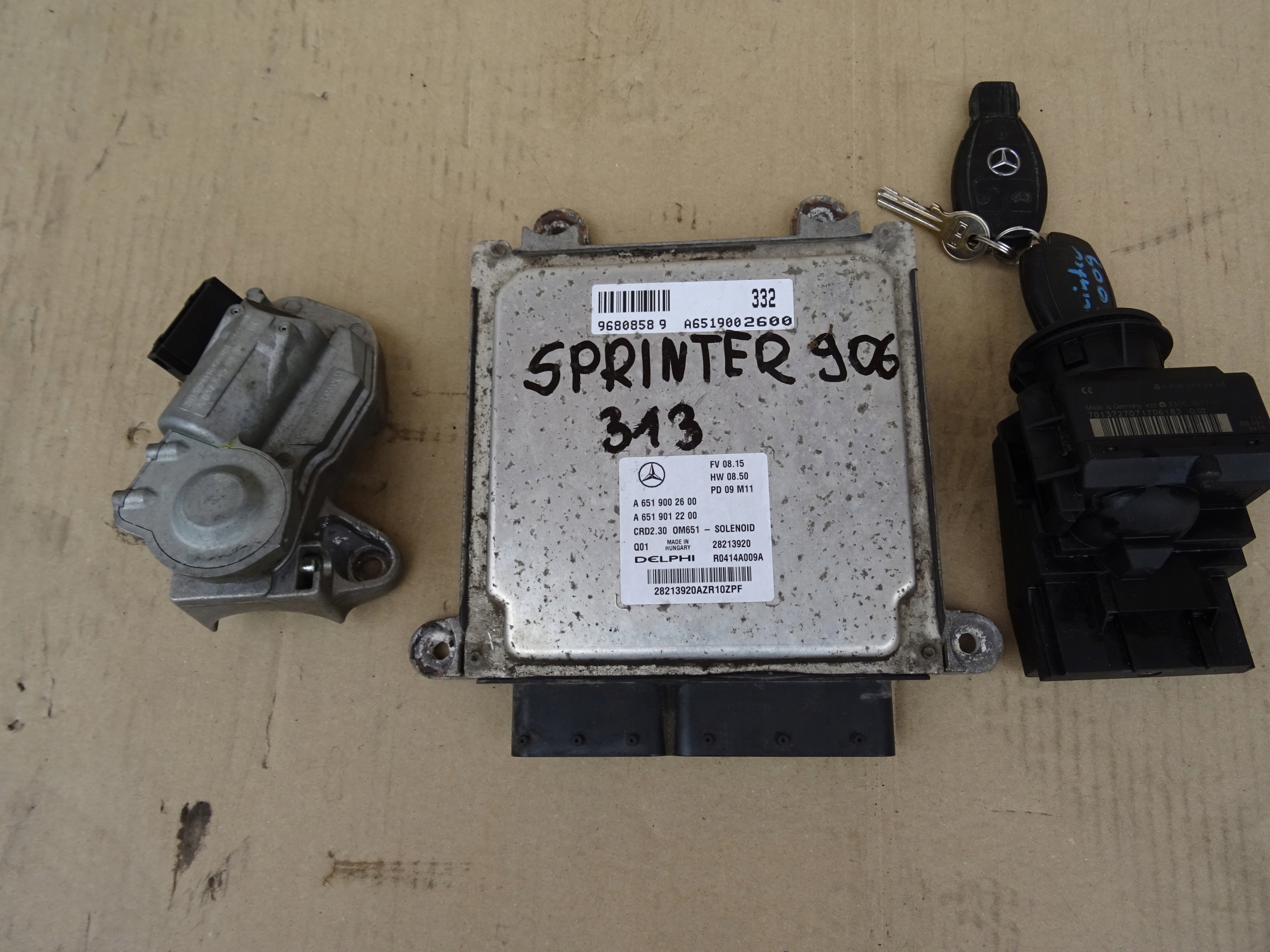 MERCEDES SPRINTER 906 ZESTAW STARTOWY A6519002600 A6519002600 za 1400 ...