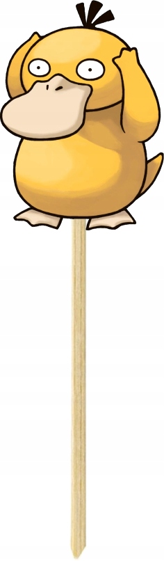 TOPPER NA TORT URODZINY POKEMON PSYDUCK • Cena, Opinie - Allegro