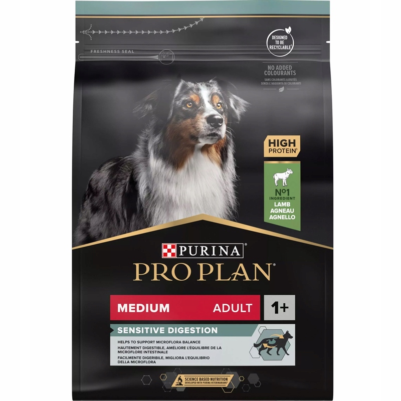 Purina Pro Plan Adult Medium Lamb Jagnięcina 3kg (7613035214798) • Cena ...
