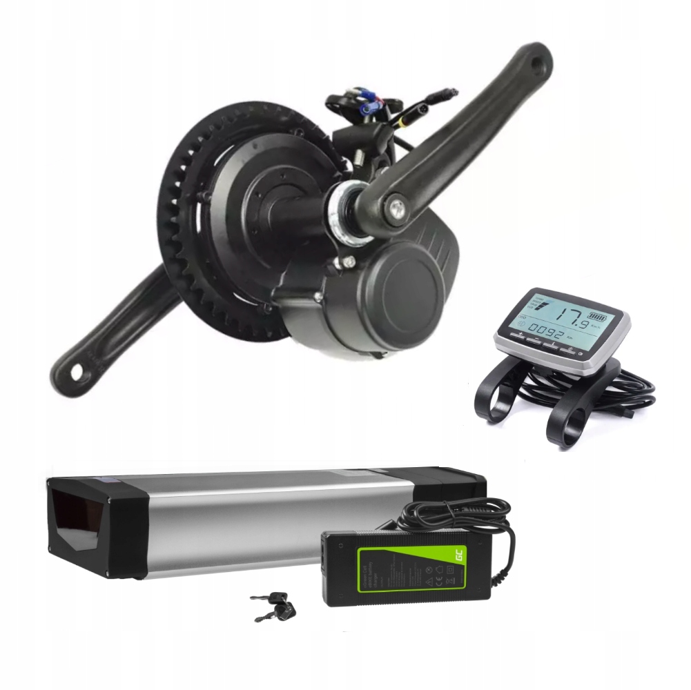 ZESTAW ELEKTRYCZNY DO ROWERU TSDZ2 48V 500W 20Ah - TSDZ2 - 13312808269 ...