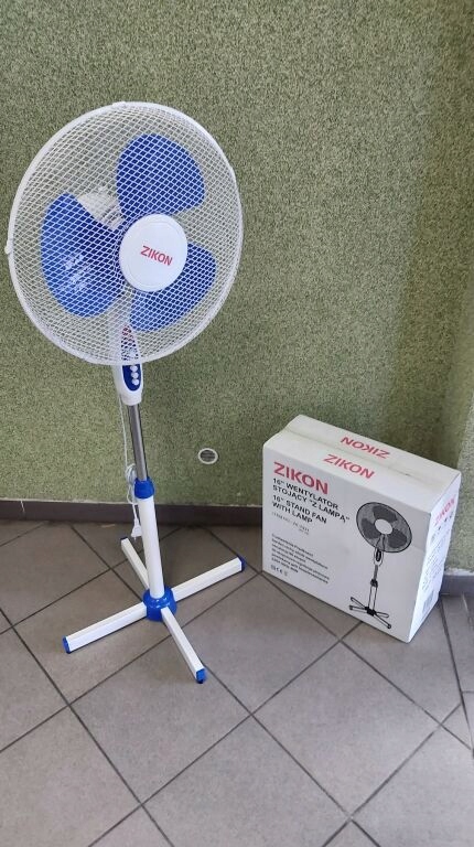 PODŁOGOWY WENTYLATOR Z LAMPĄ ZIKON ZK-7431! - porównaj ceny - Allegro.pl