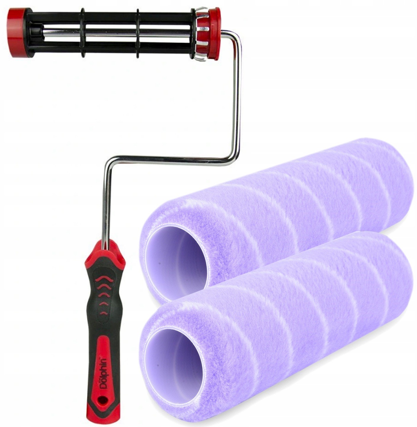 Blue Dolphin 330 uchwyt 18 cm+2x wałek Spinner wł9 (BLUE-DR18;2XS18W9 ...