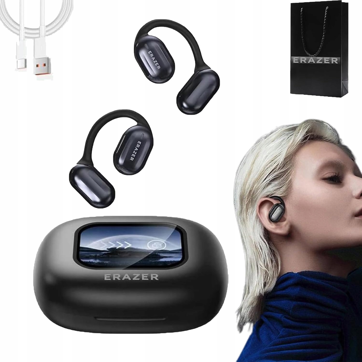 Erazer over the Ear Earbuds Xp2,Erazer True Wireless Open Ear Earbuds 5.4 16602306380 - Allegro.pl