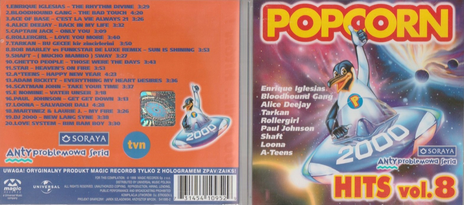 Płyta CD Popcorn Hits Vol.8_______________ 12681197933 - Sklepy, Opinie ...