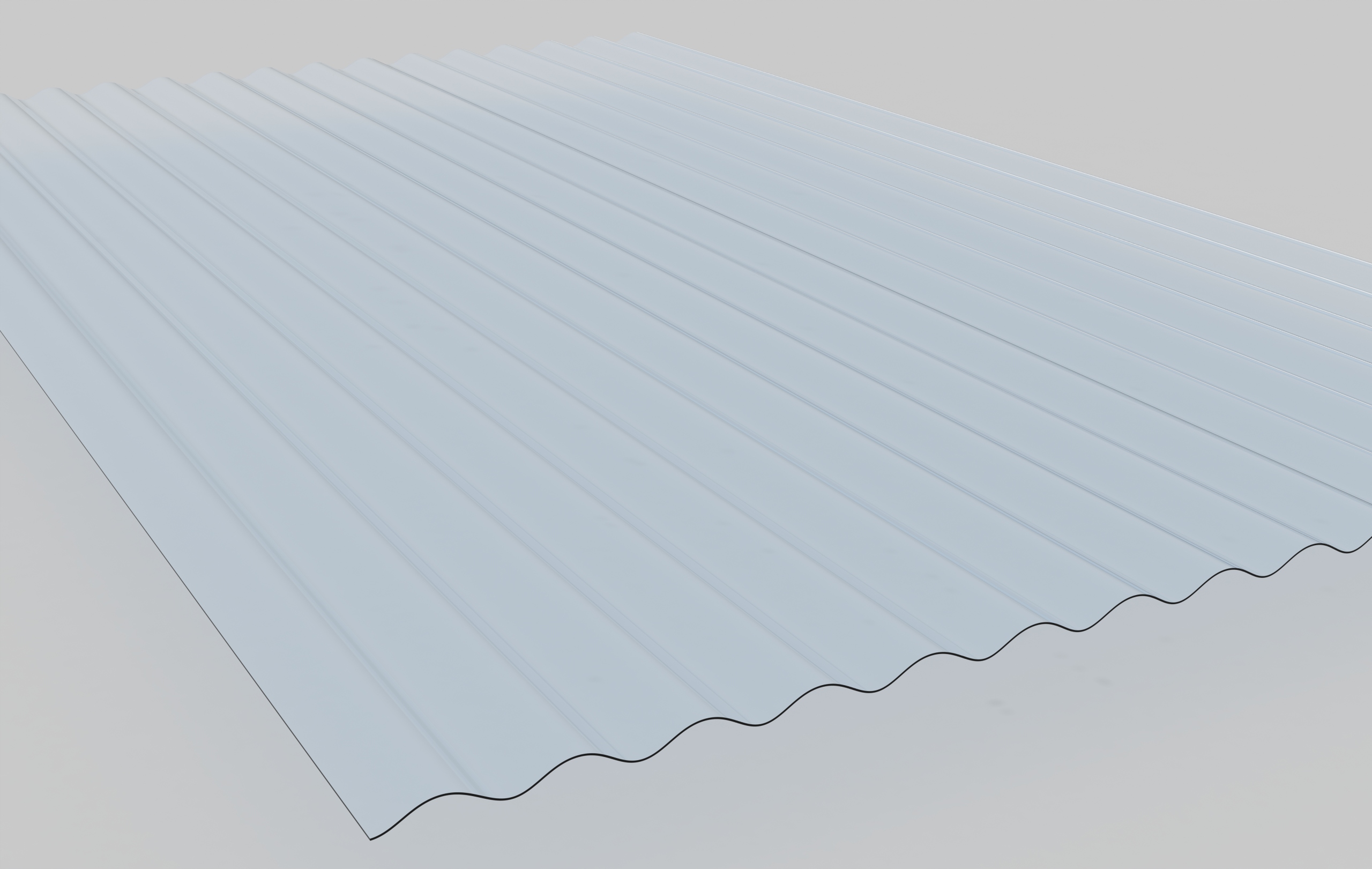 Płyta PVC falista 76/18 800x1200 mm przezroczysta (4262370569976 ...