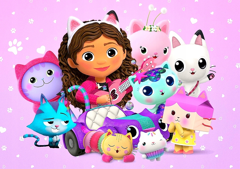 OPŁATEK NA TORT KOCI DOMEK GABI A4 GRUBY 29 X 20CM (5026576633362) • Cena, Opinie • Dekoracje ...