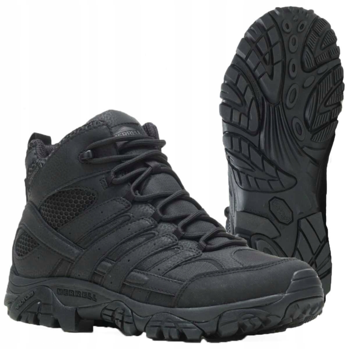 Vojenské boty MERRELL MOAB 2 MID Tactical Waterproof Black 44,5 za 2777 ...
