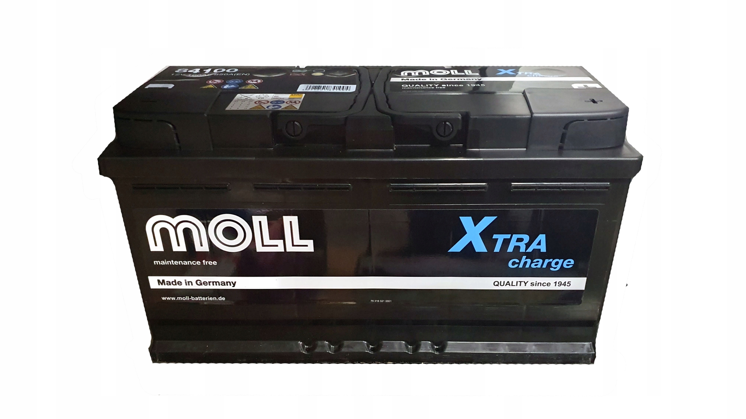 Akumulator Moll XTRA CHARGE 100Ah 850A P+ BOCHNIA 4027701841004 za 610 ...