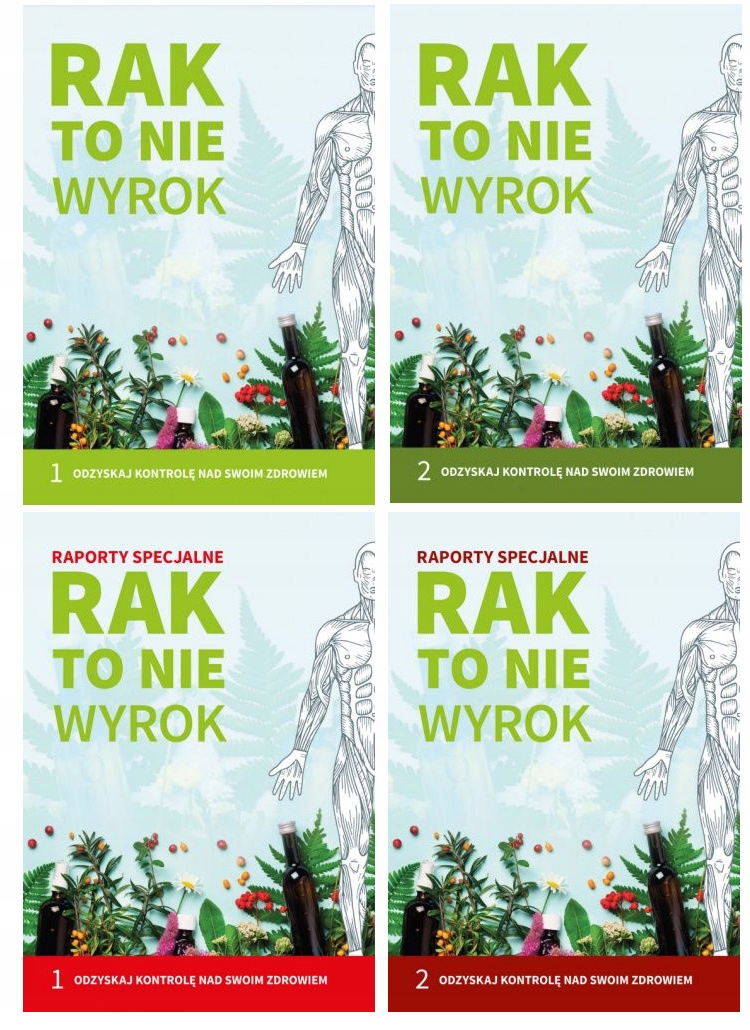 Rak to nie wyrok - pakiet 4 książek - Ryszard Grzebyk (16897340192 ...