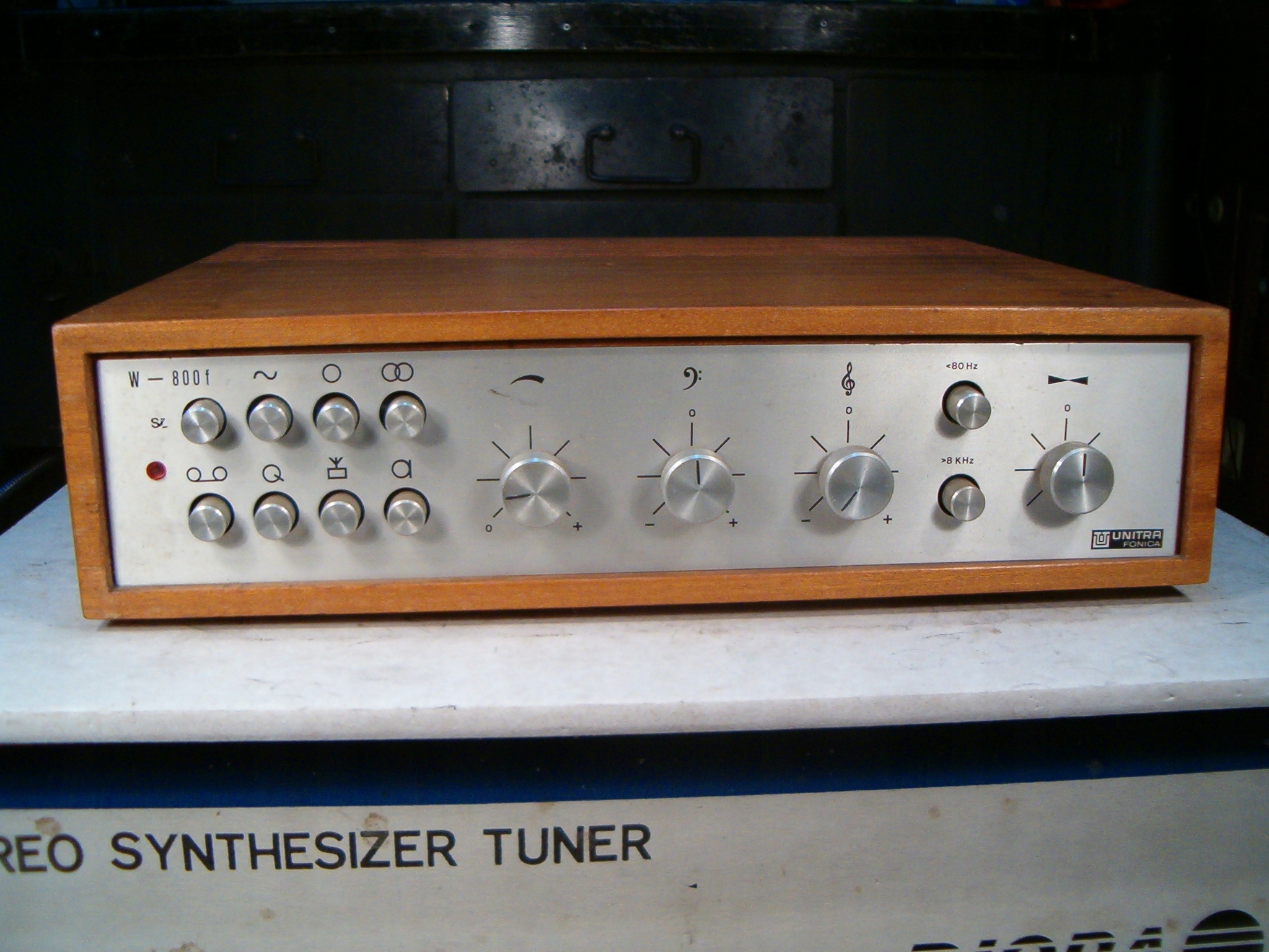 Wzmacniacz W-800f Unitra Fonica stereofoniczny do gramofon G-560 ...