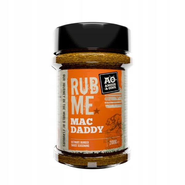 Angus & Oink Mac Daddy Ultimate Burger Seasoning Angus & Oink 200 g ...