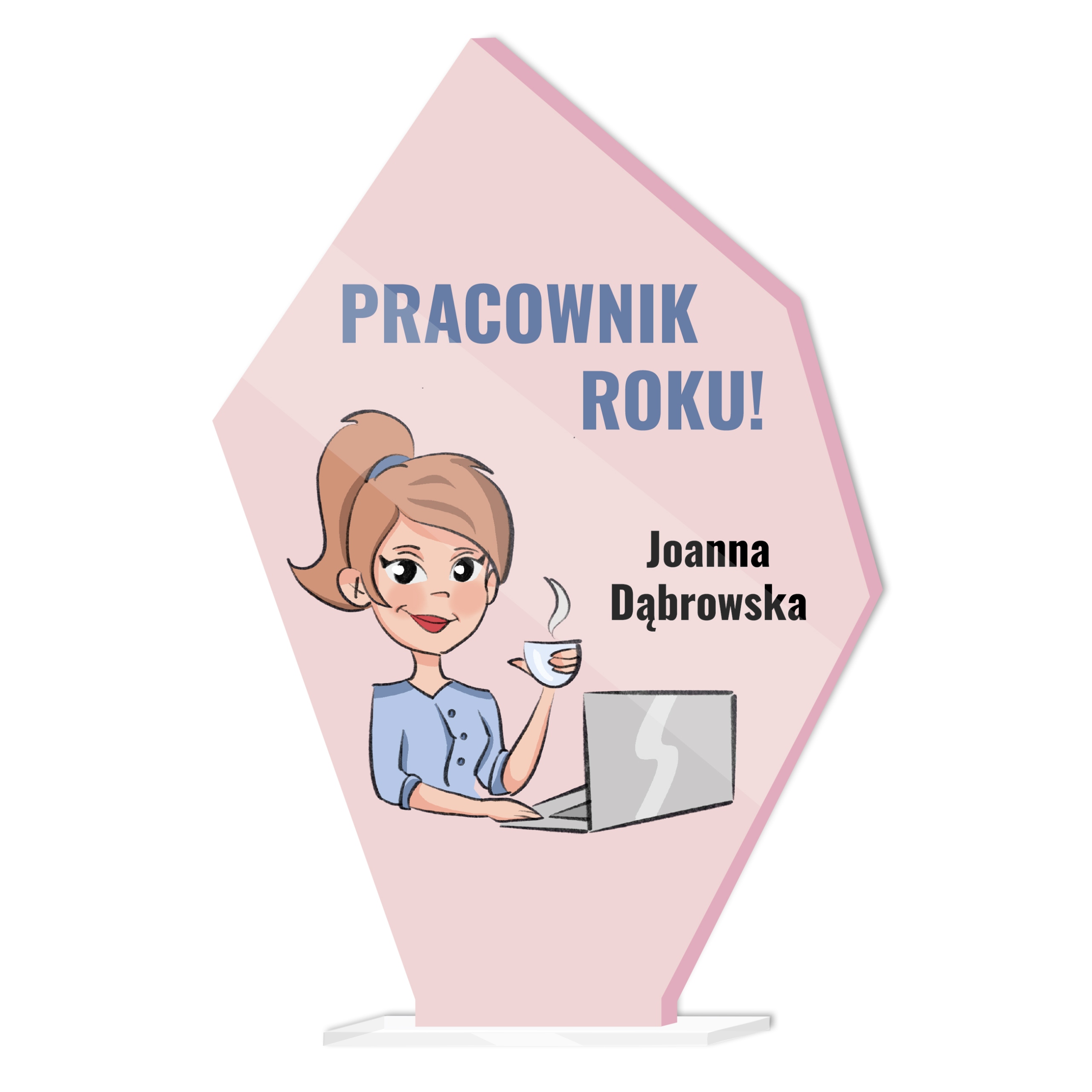 ŚMIESZNA STATUETKA PRACOWNIK ROKU nagroda PREZENT (S12_PRACOWNICA ROKU ...