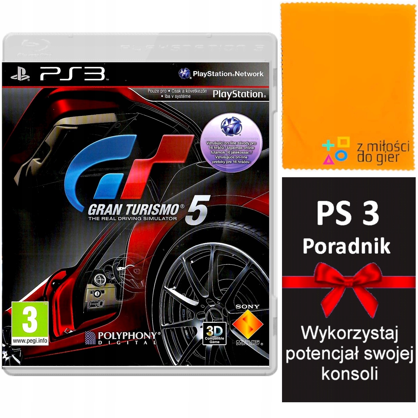 gra wyścigowa PS3 GRAN TURISMO 5 GT V wsiadaj za kierownicę NAJLEPSZEJ ...