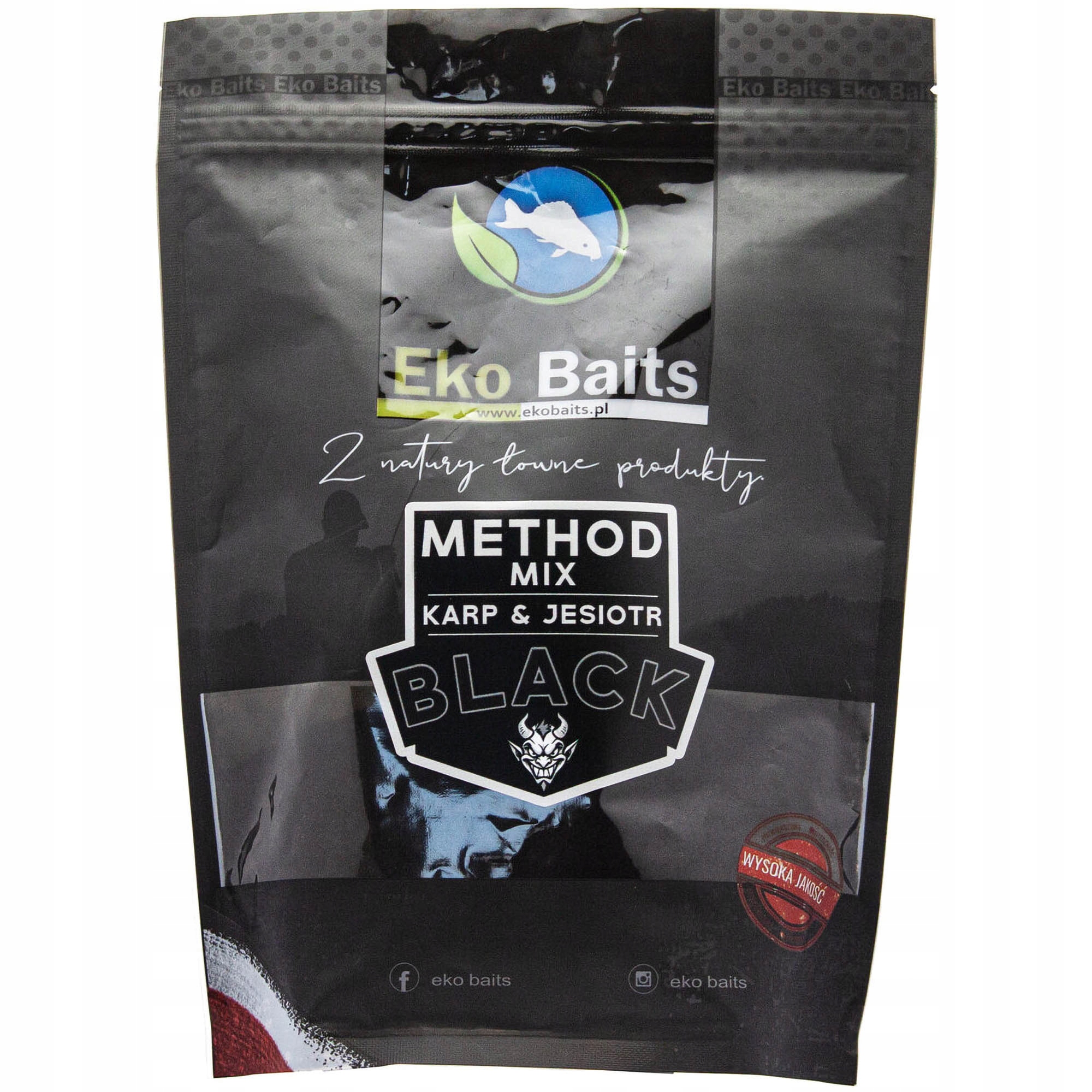 Eko Baits Method Mix/ Zanęta/ Mieszanka Feederowa Black Method Feeder ...
