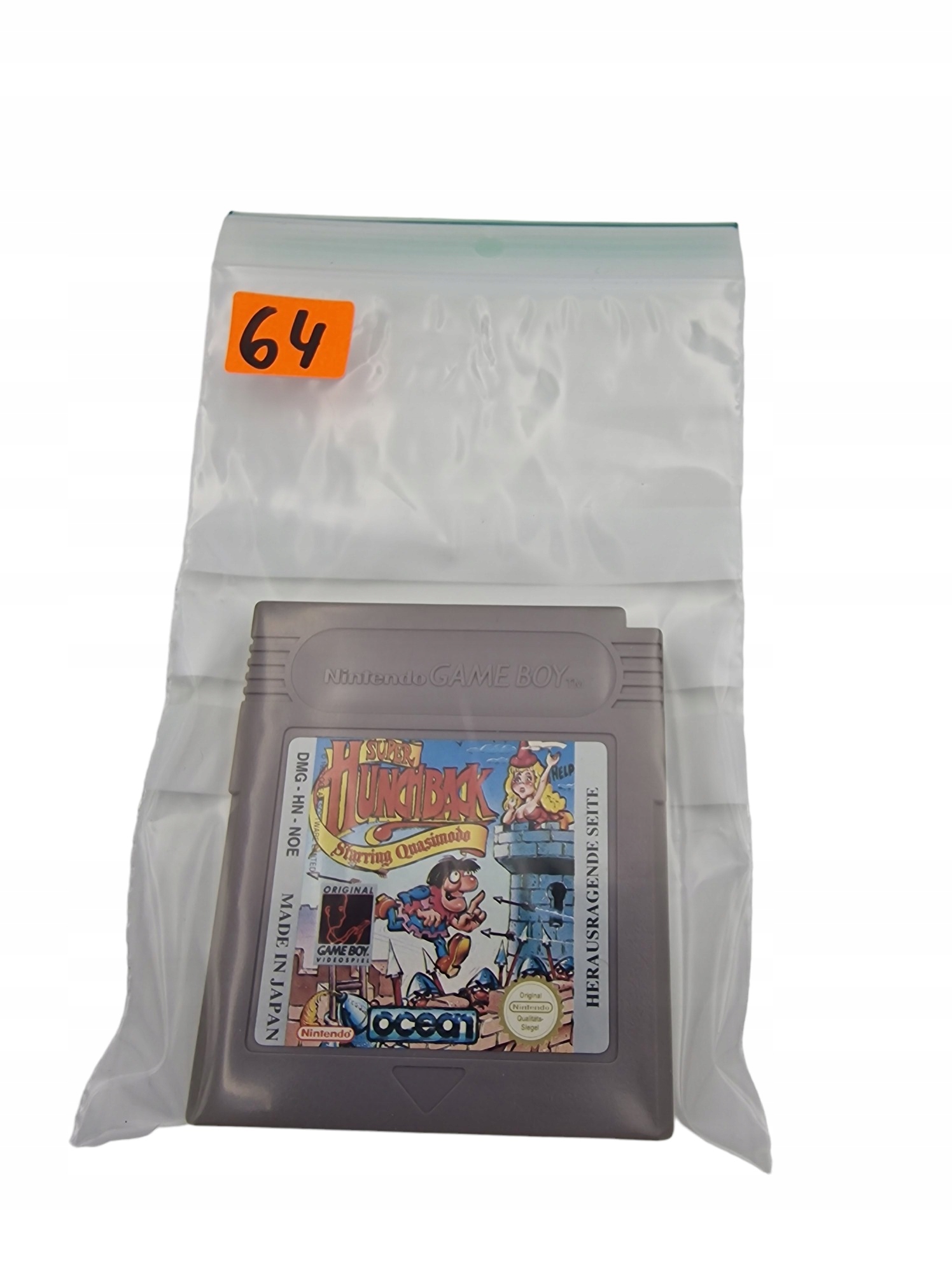 Gra Super Hunchback starring Quasimodo Nintendo Game Boy Classic ...