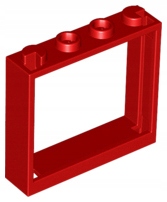 LEGO 60594 OKNO RAMA OKNA 1x4x3 czerwone NOWE (2g) • Cena, Opinie ...