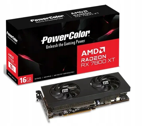 Karta graficzna PowerColor Radeon RX 7800 XT 16 GB w Poznań - Sklep ...