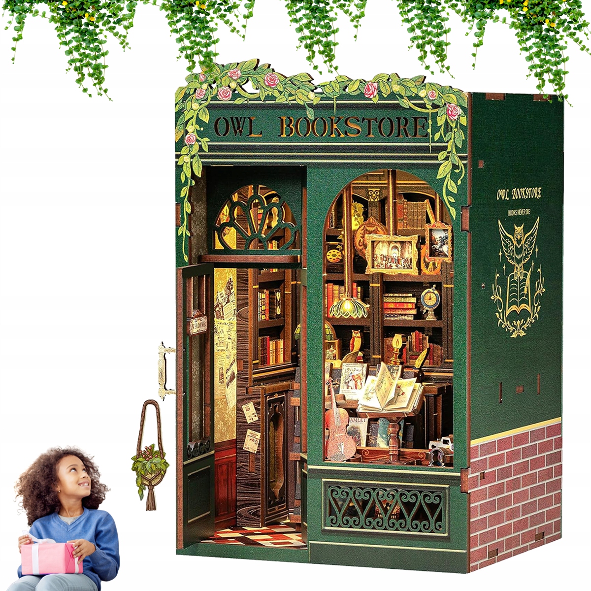 DIY Miniaturowy domek - Sowa Bookstore | Book Nook | DIY | Puzzle 3D (4005515690940) • Cena ...
