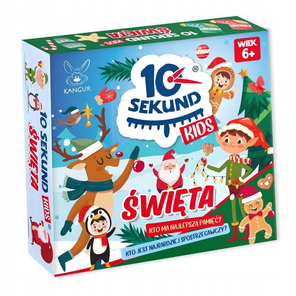 Gra planszowa 10 SEKUND KIDS ŚWIĘTA Kangur - Stan: Nowy 25.88PLN ...