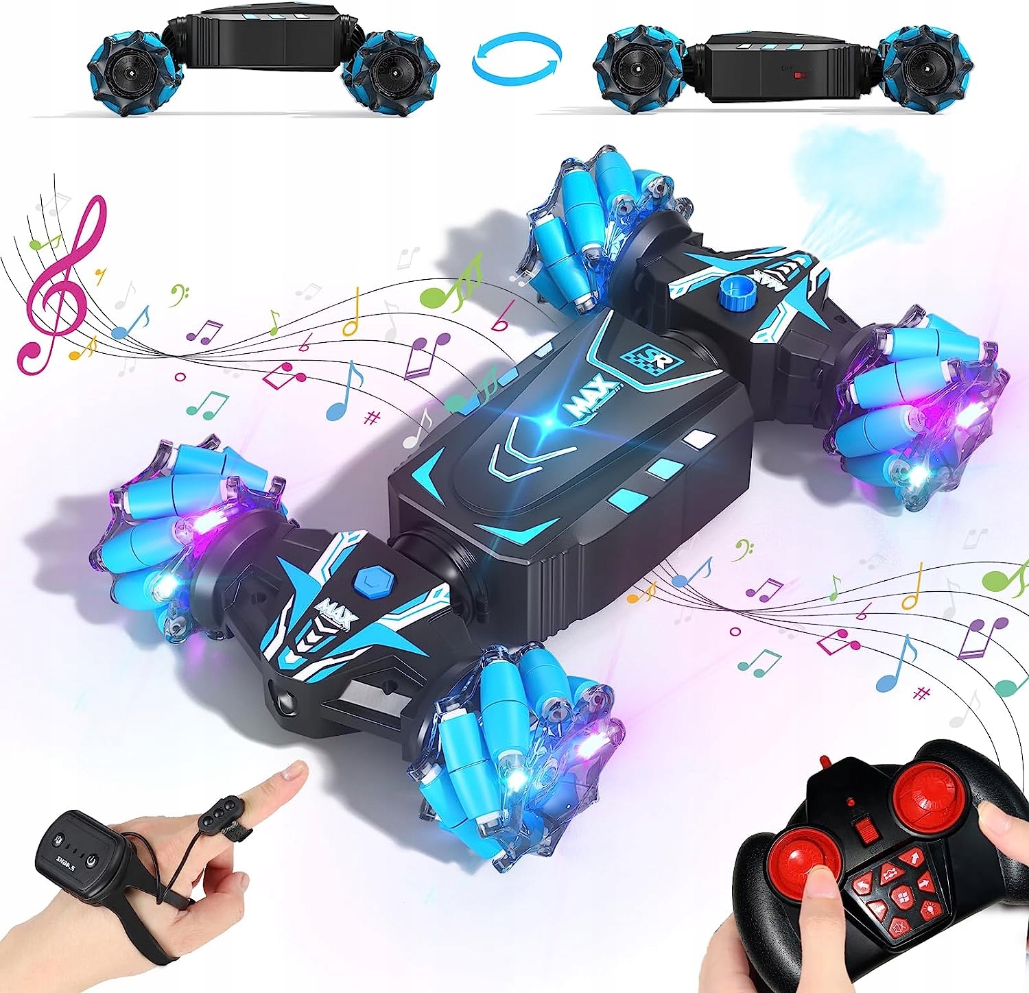 2,4 GHZ SAMOCHÓD STEROWANY RC TWIST STUNT CAR 360° (0191491850363 ...