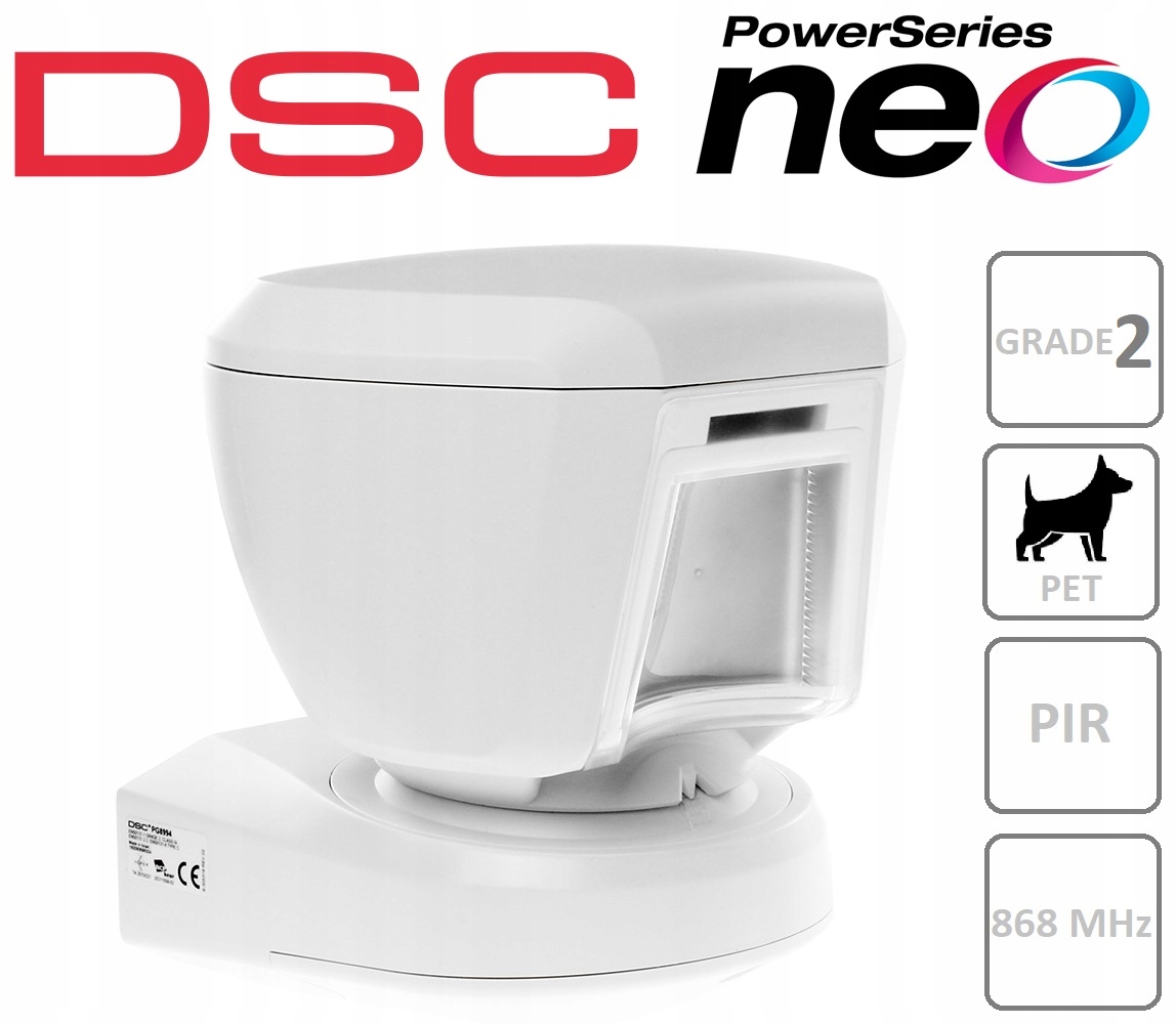 PG8994 BEZPRZEWODOWA ZEWNĘTRZNA CZUJKA CZUJNIK DETEKTOR RUCHU PIR NEO ...