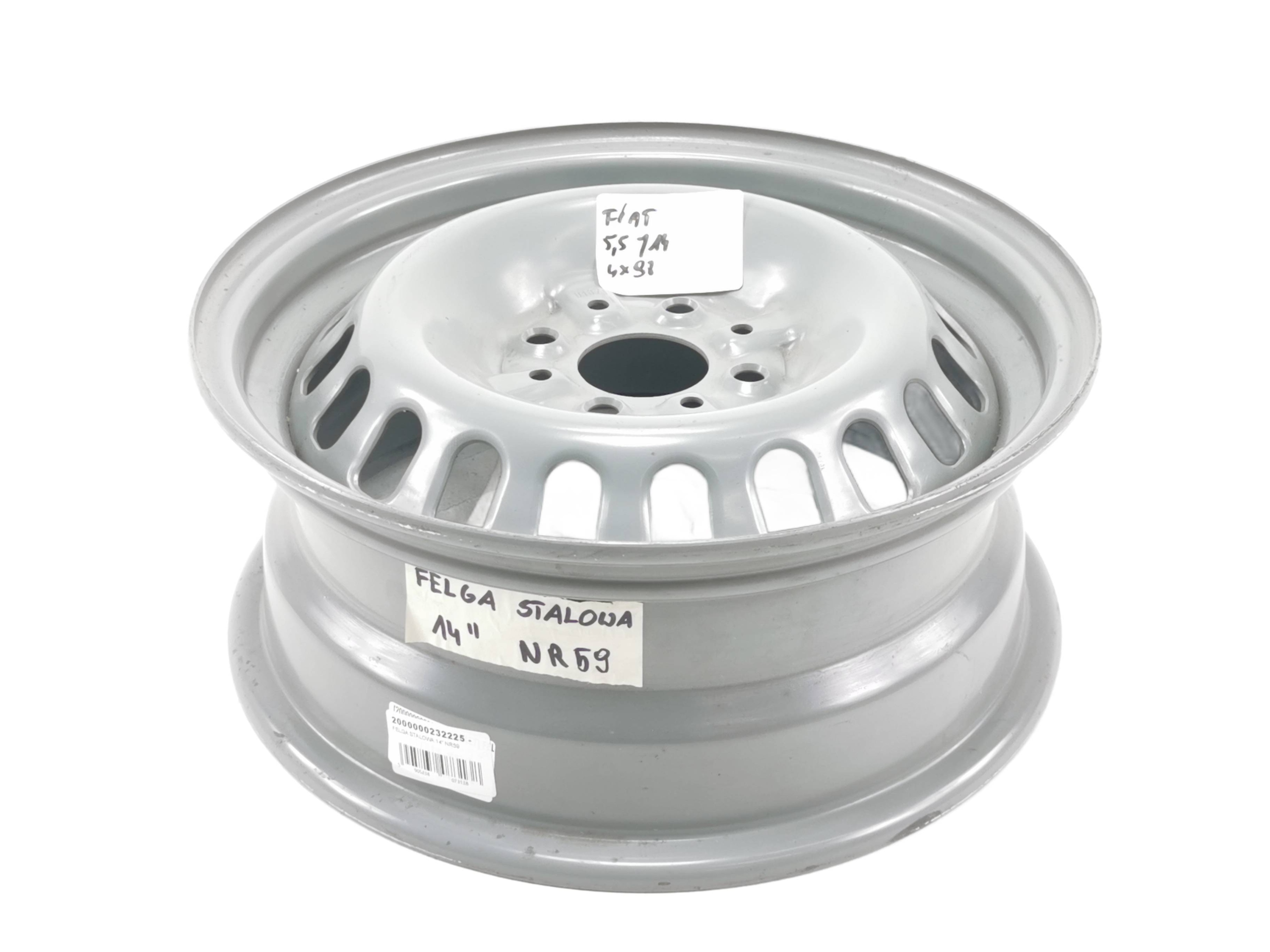 Acél keréktárcsa Fiat OE 5.5" x 14" 4x98, (5905238073138) • Ár ...