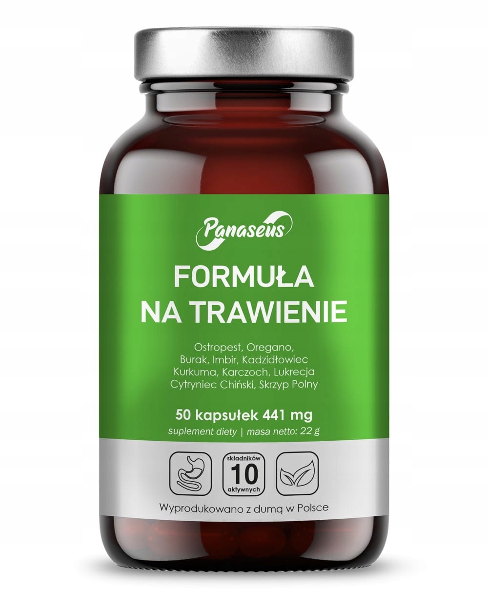 Panaseus Formuła na trawienie - 50 kapsułek (5904365788069) • Cena ...