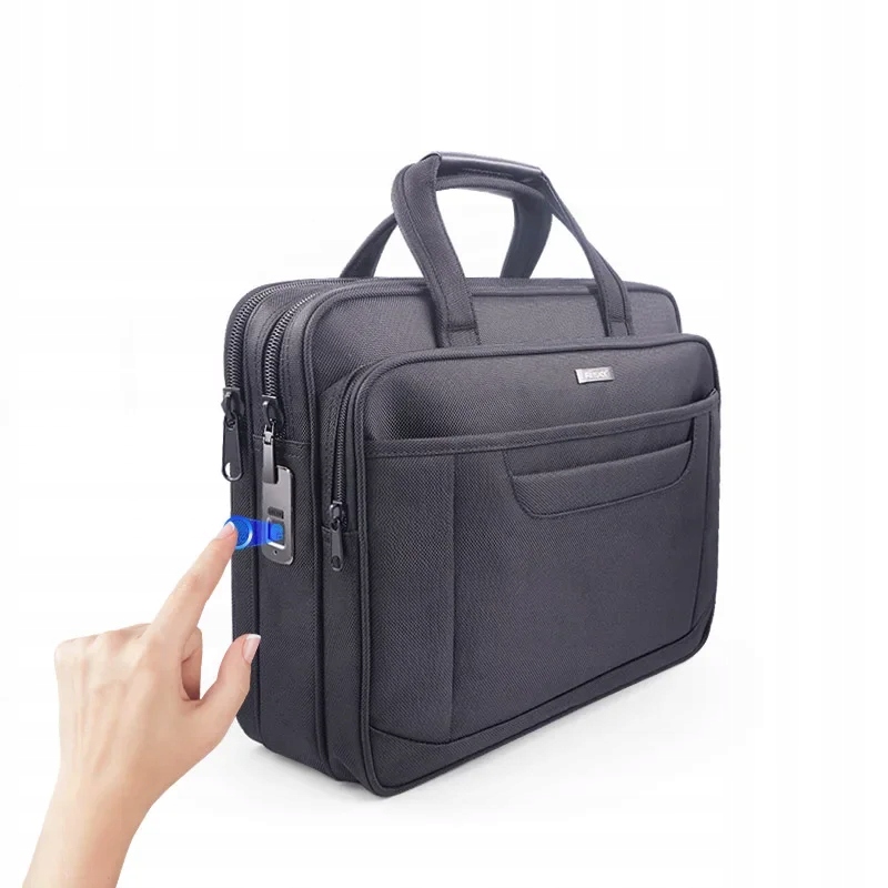 Fingerprint Lock Handbags Lawyer Anti Theft Briefcase Work Business ...