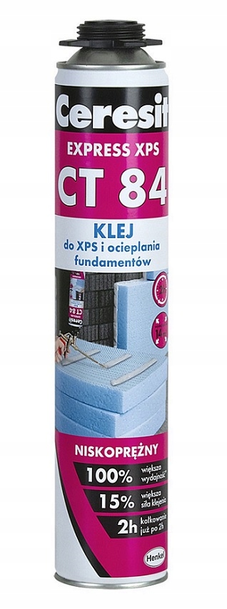 КЛЕЙ ДЛЯ XPS ТА ОСНОВ CT84 EXPRESS XPS 750ML CERESIT - docom.com.ua