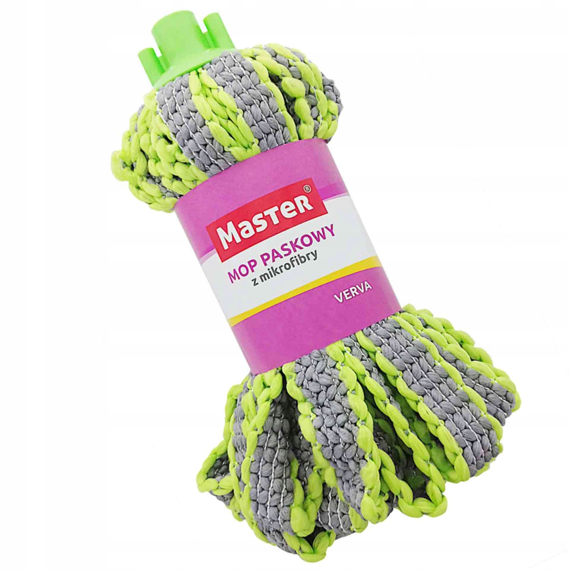 MOP MASTER VERVA PASKOWY PLECIONY MIKROFIBRA (5907732916430) • Cena ...