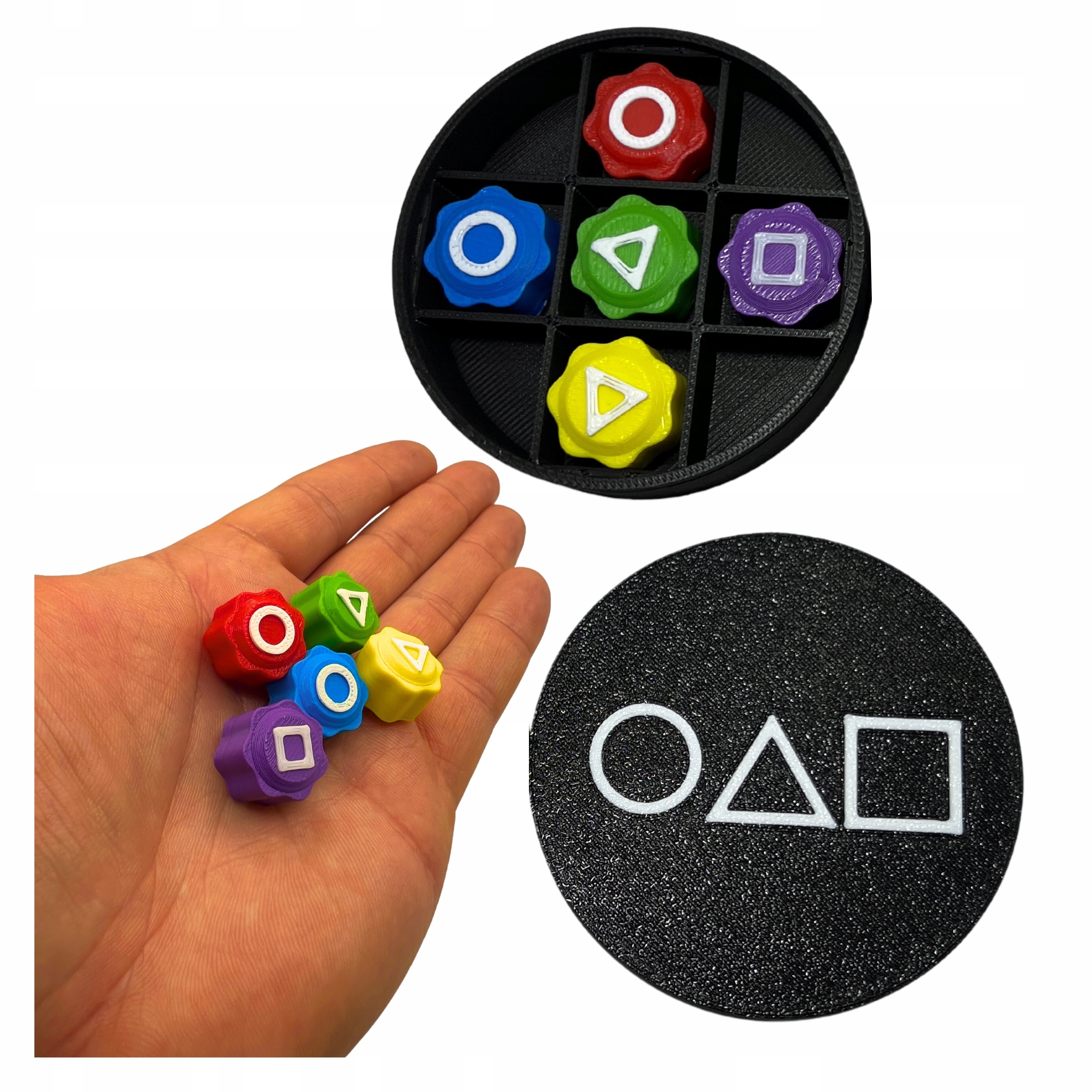 KOREAŃSKIE KOŚCI DO GRY GONGGI SQUID GAME PUDEŁKO CIĘŻKIE KOSTKI HIT ...