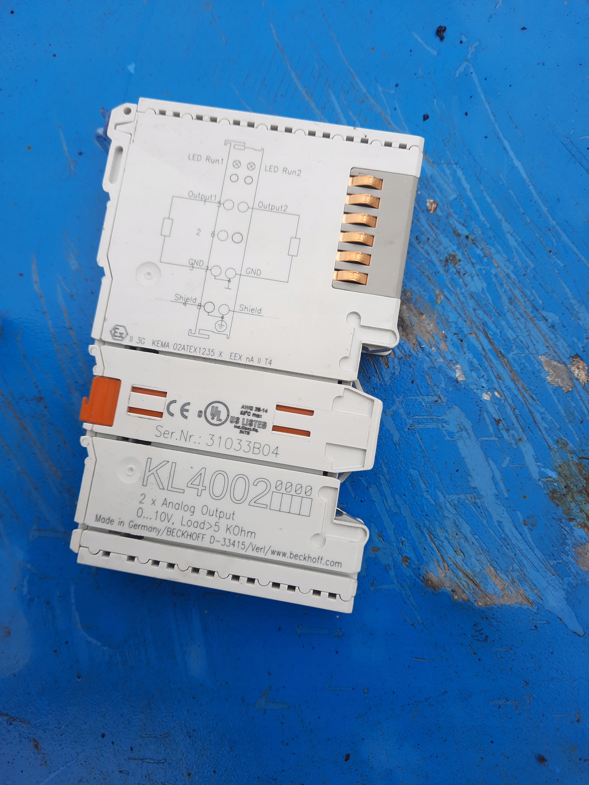 Moduł Karta Beckhoff KL4002 • Cena, Opinie • Sterowniki i regulatory 14467875182 • Allegro