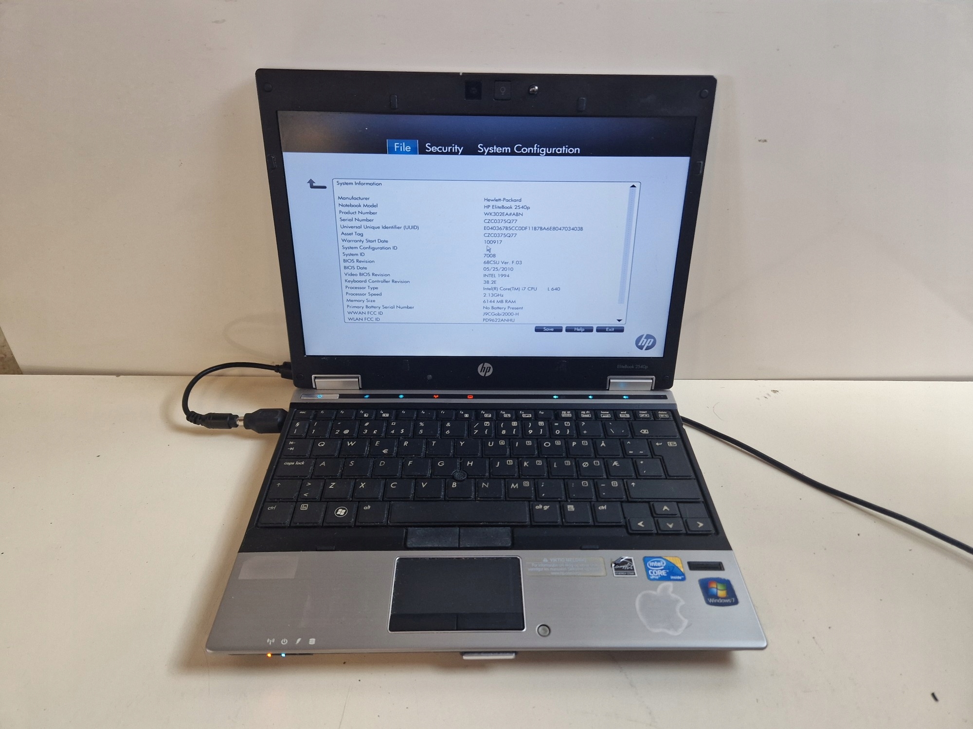 HP Elitebook 2540p i7 (2263830) - Sklep, Opinie, Cena w Allegro