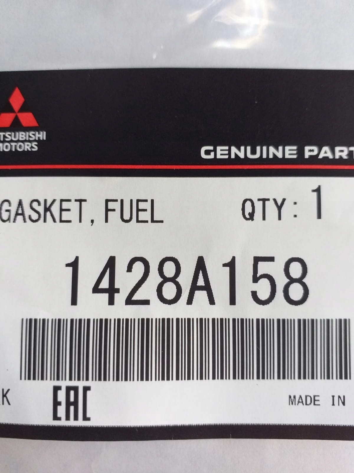 PODKŁADKA WTRYSKIWACZA 1428A158 OE MITSUBISHI ASX LANCER OUTLANDER za ...