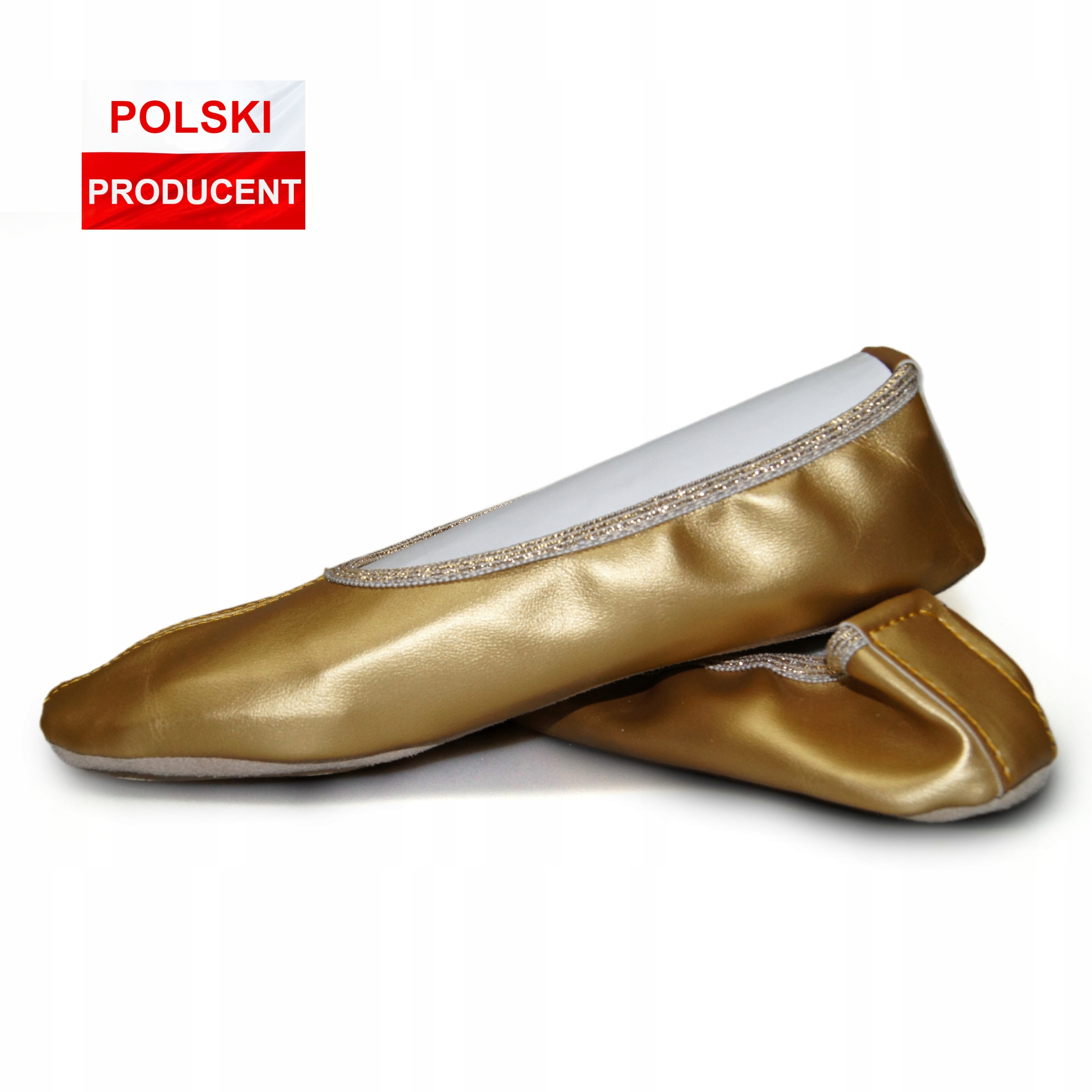 BALETKI BALERINKI ZŁOTE POLSKI PRODUCENT DO TAŃCA RYTMIKA GIMNASTYCZNE ...
