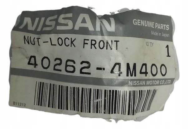 Nissan Rogue Nowa oryginalna nakrętka piasty 40262-4M400 • Opinie - Allegro