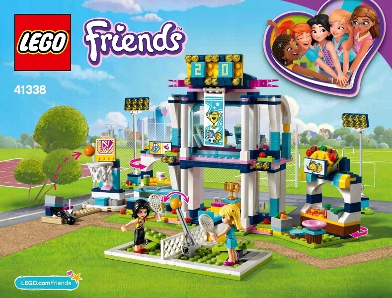 LEGO Friends Instrukcja 41338 Stadion sportowy • Cena, Opinie ...