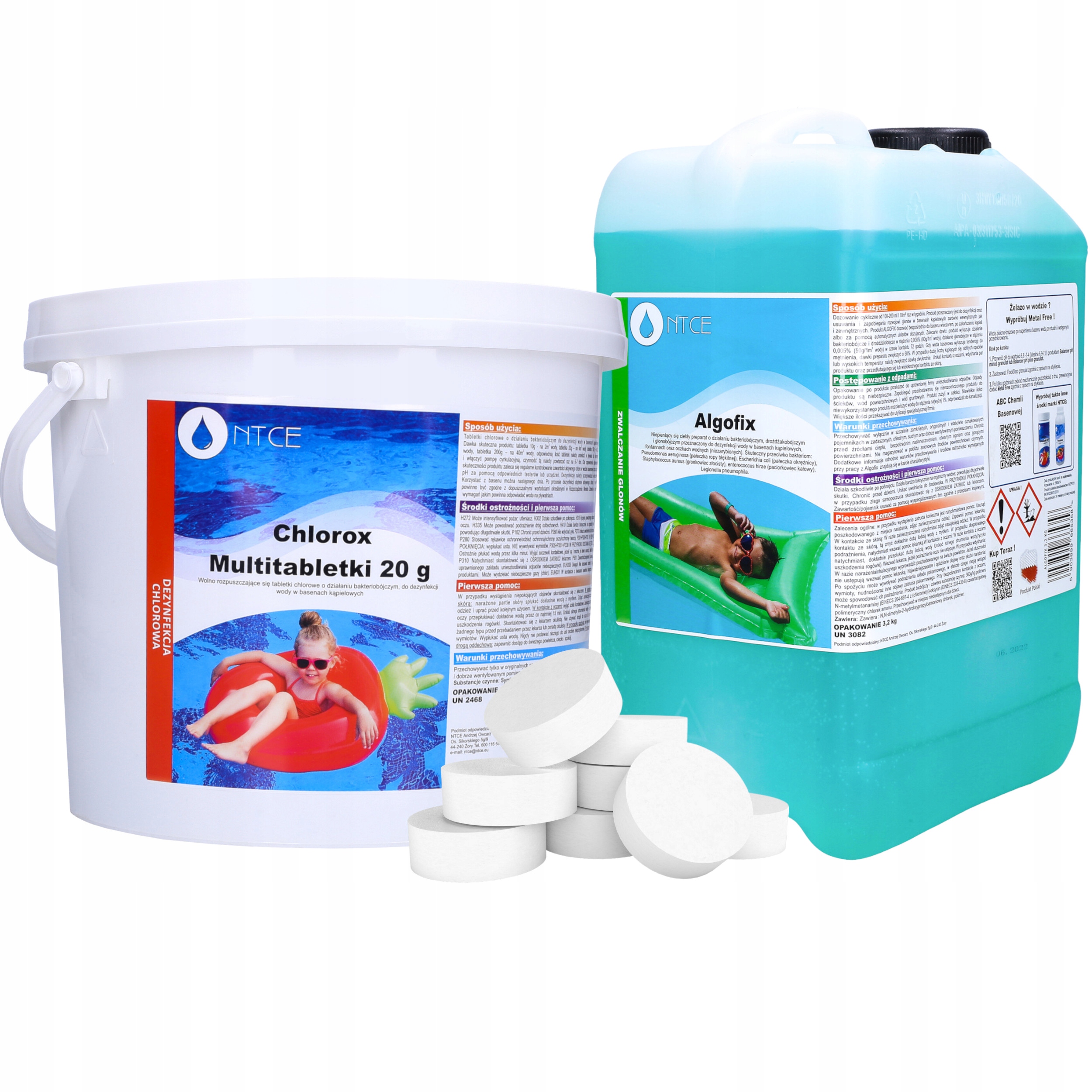 Chlor Tabletki 3 Kg Chemia - Chemia do basenów w formie płynów ...