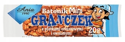 Mini batonik Granczek 20g Ania (5903453008140) • Cena, Opinie • Batony ...