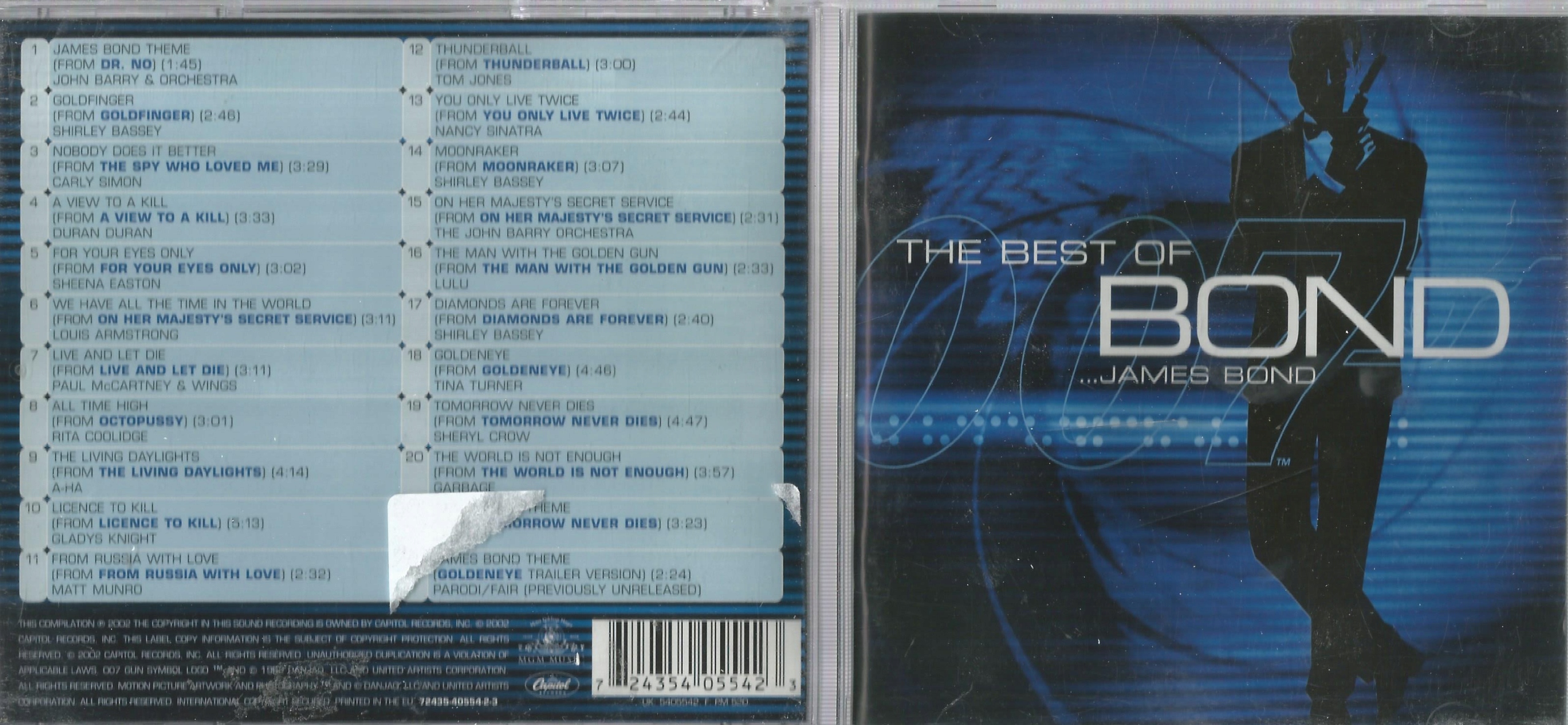 Płyta CD The Best Of Bond ...James Bond 2002 Soundtrack ...