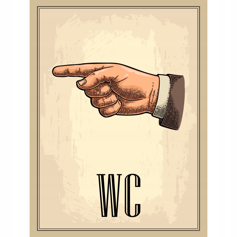 Cedule Restaurant - WC left - Allegro