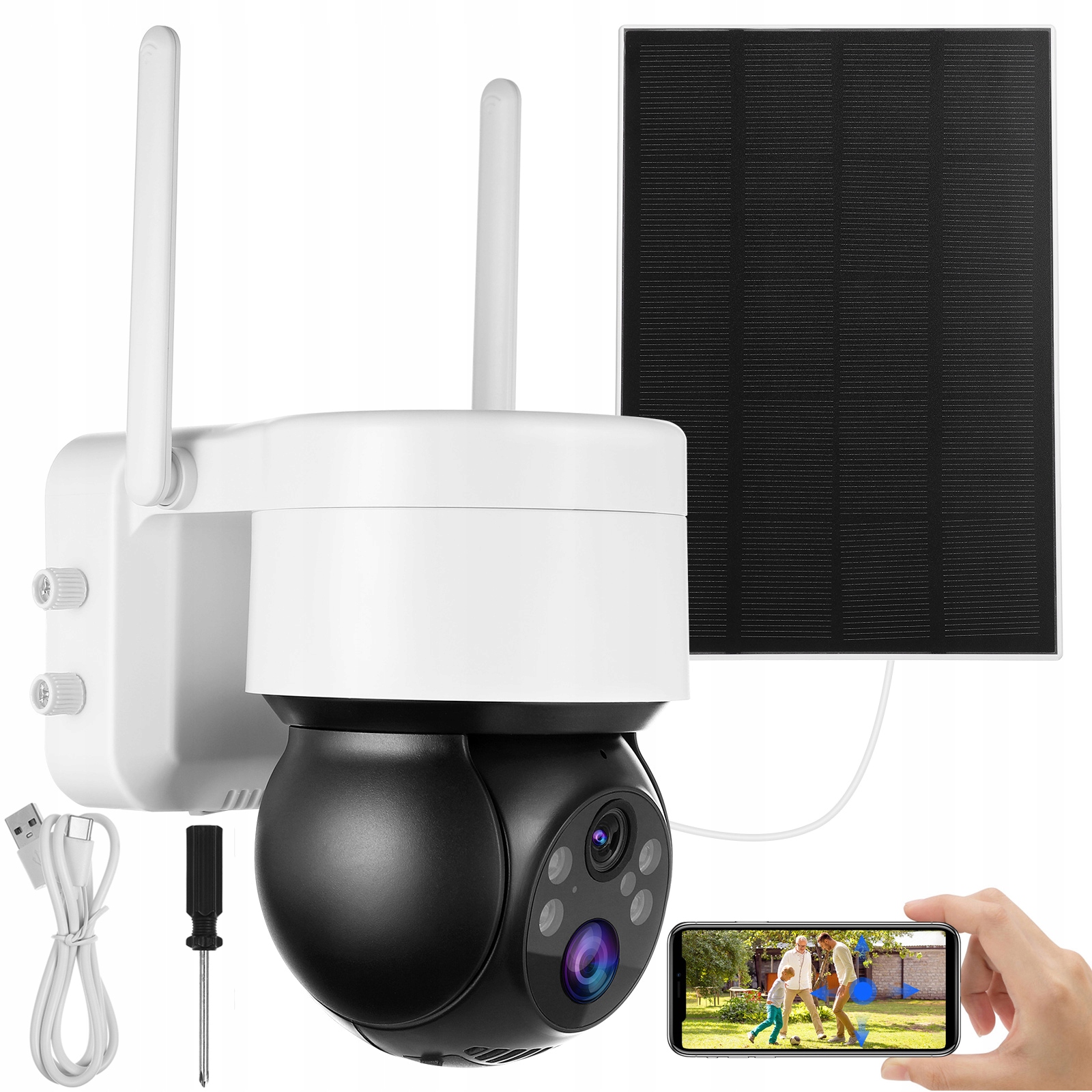 KAMERA ZEWNĘTRZNA SOLARNA IP NA KARTĘ SIM 4G LTE GSM 3MPx - Sklep, Opinie, Cena w Allegro