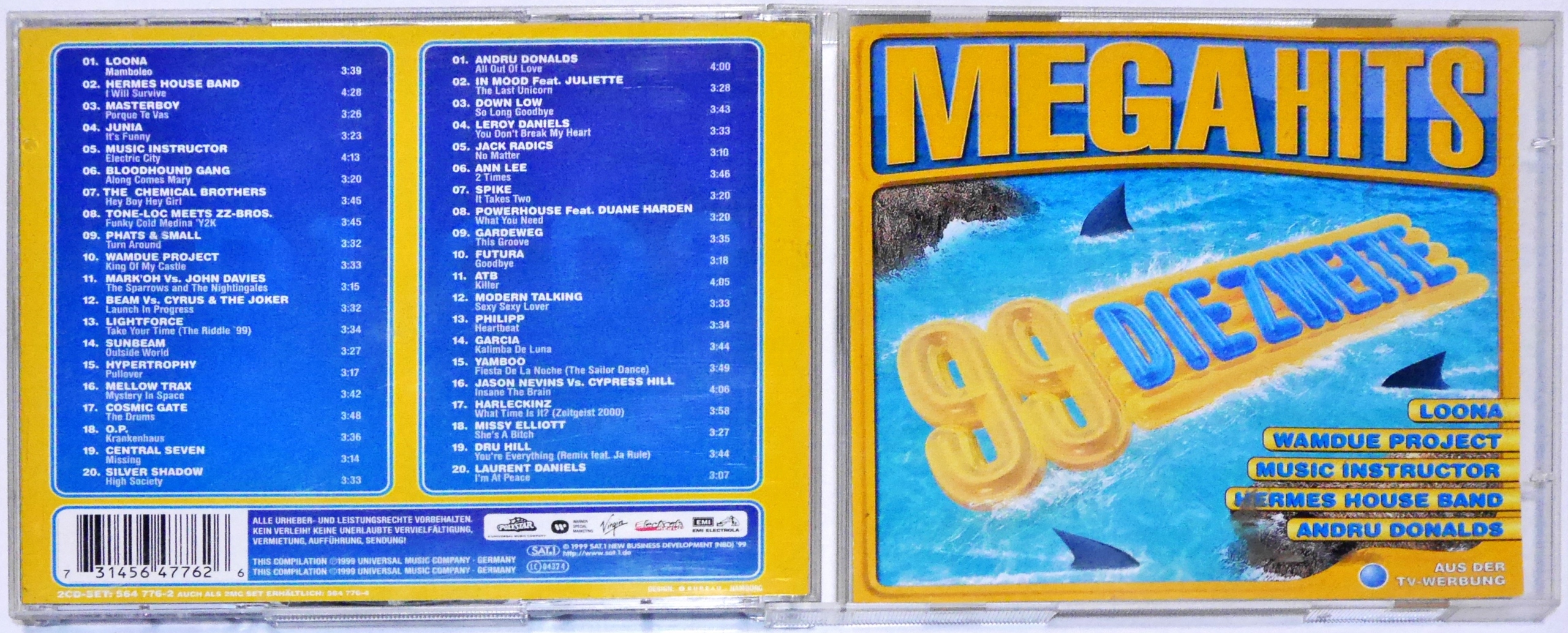 Megahits 99 Die Zweite Various Artists CD • Cena, Opinie - Allegro