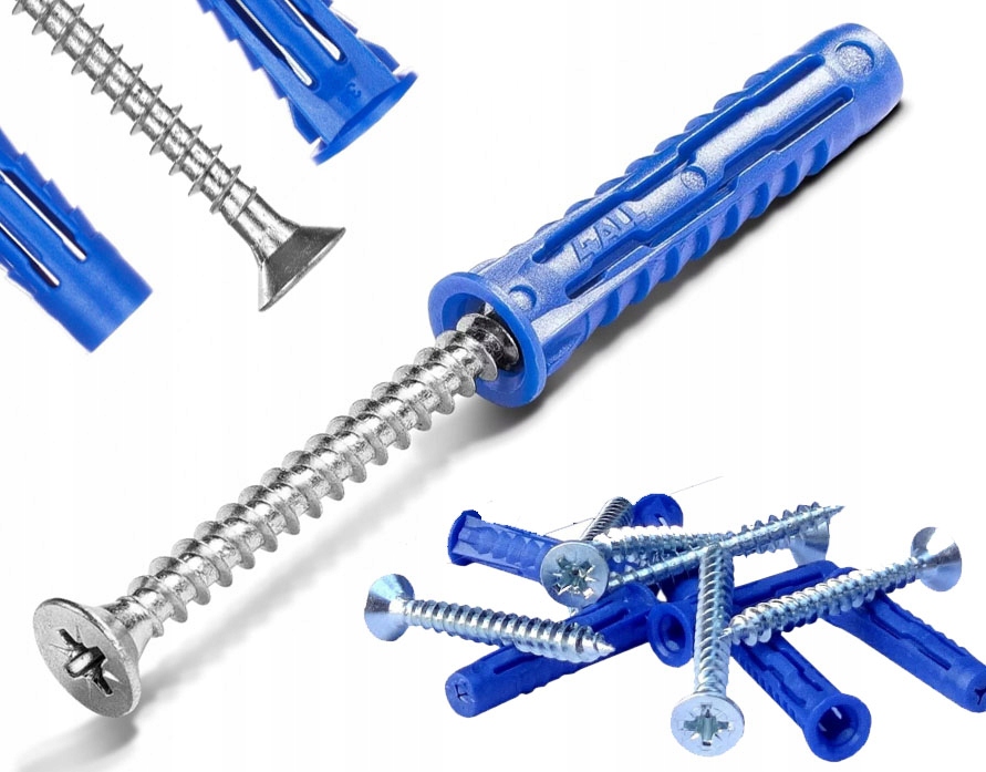 Rawlplug kołek uniwersalny 6x50 z wkrętem 4,5x60 4ALL 50 szt ...