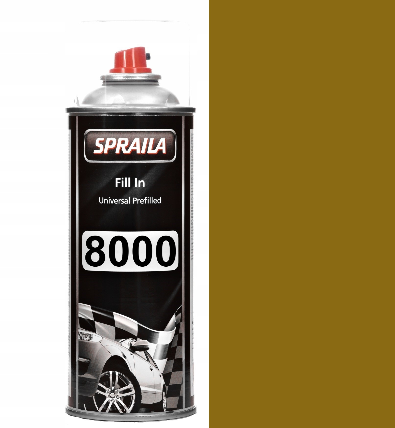 RAL 8000 MAT 5-16% NITRO LAKIER FARBA DREWNO METAL SPRAY 400ML ...