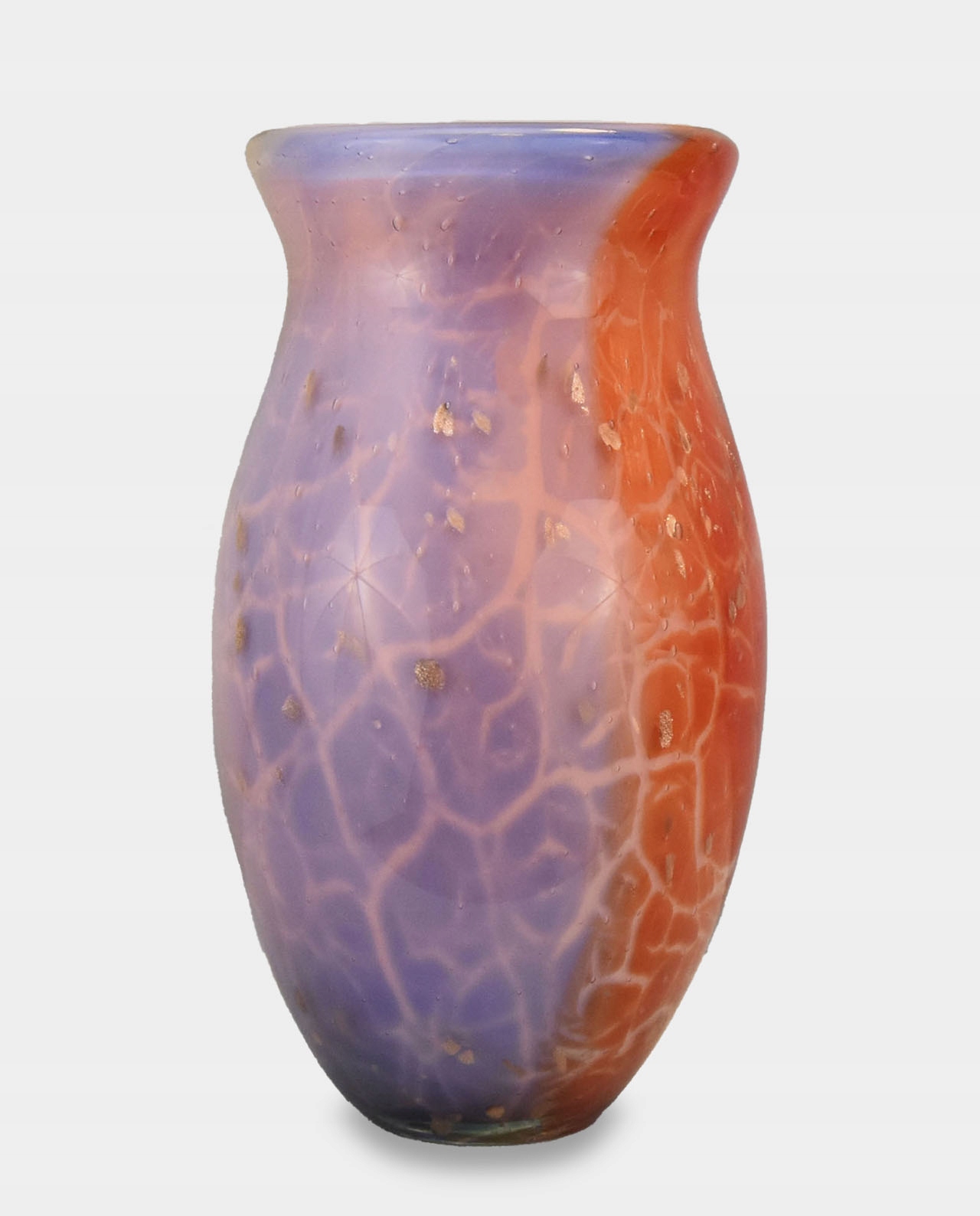 Wazon Szklany w Stylu Murano Czerwono Fioletowy • Cena, Opinie • Wazony ...