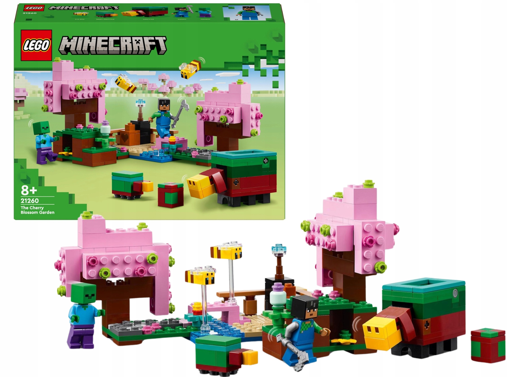 KLOCKI LEGO MINECRAFT OGRÓD SUNNY NIUCHACZ MINECRAFT ZOMBIE DLA 8 LATKA ...