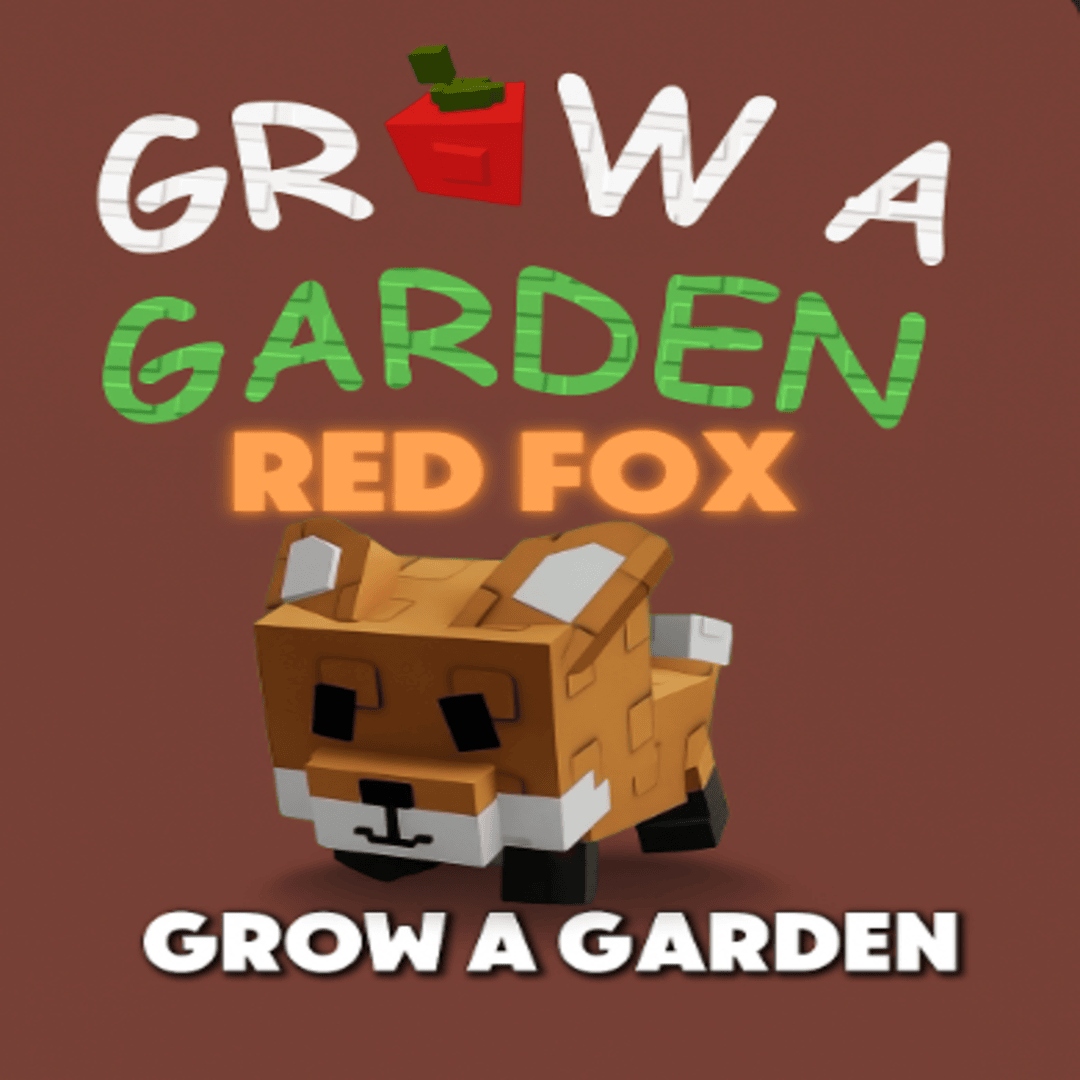 Red Fox | Grow a Garden | GaG | Lis| Roblox - Stan: 19.99PLN - Sklepy ...